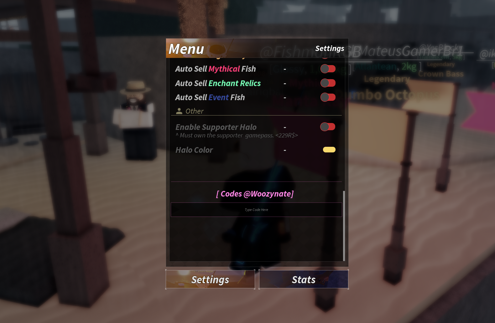 All Fisch Codes (October 2025)